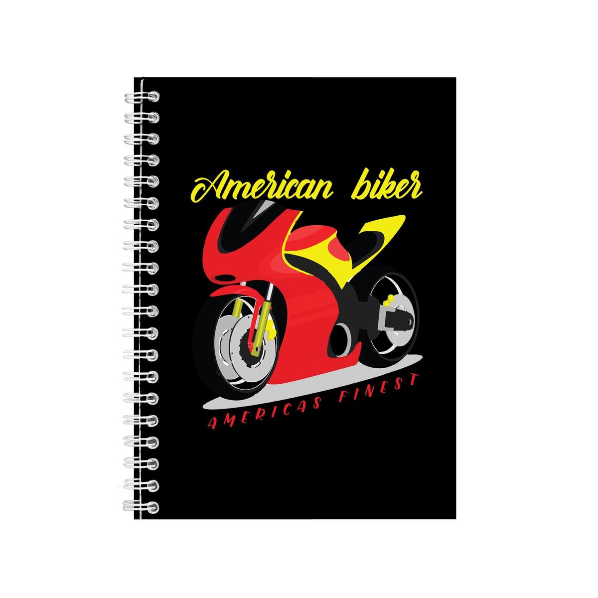 American Biker Notebook Biker Gift Idea A5 Notepad 145 | Shop Today ...