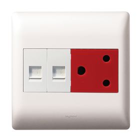 Legrand - Ysalis - Dedicated socket + data x 2 4x4 | Shop Today. Get it ...