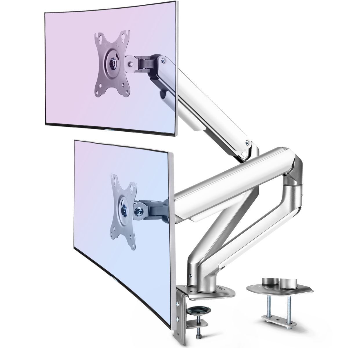 ORRO Home Premium - Dual Monitor Arm Mount -Premium Vesa Desktop Stand ...