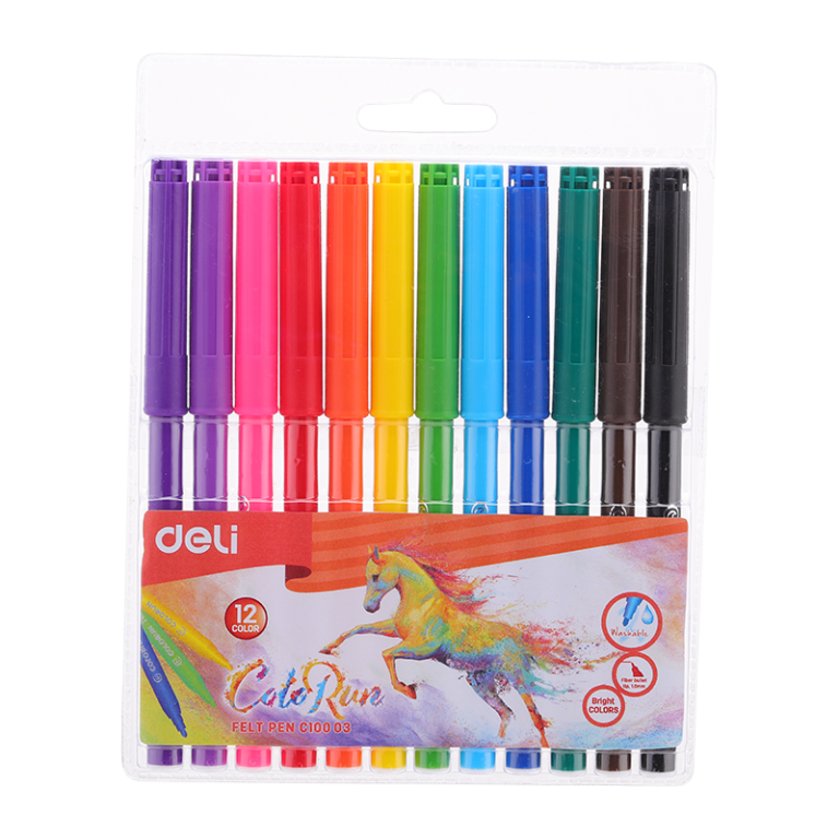 DELI Koki's 12pcs - 1.0mm Felt tip | Shop Today. Get it Tomorrow ...
