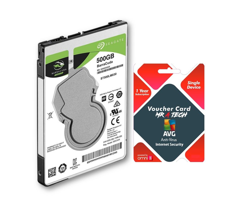 BarraCuda 500GB Internal 2.5" SATA Hard Disk Drive For Notebooks ...