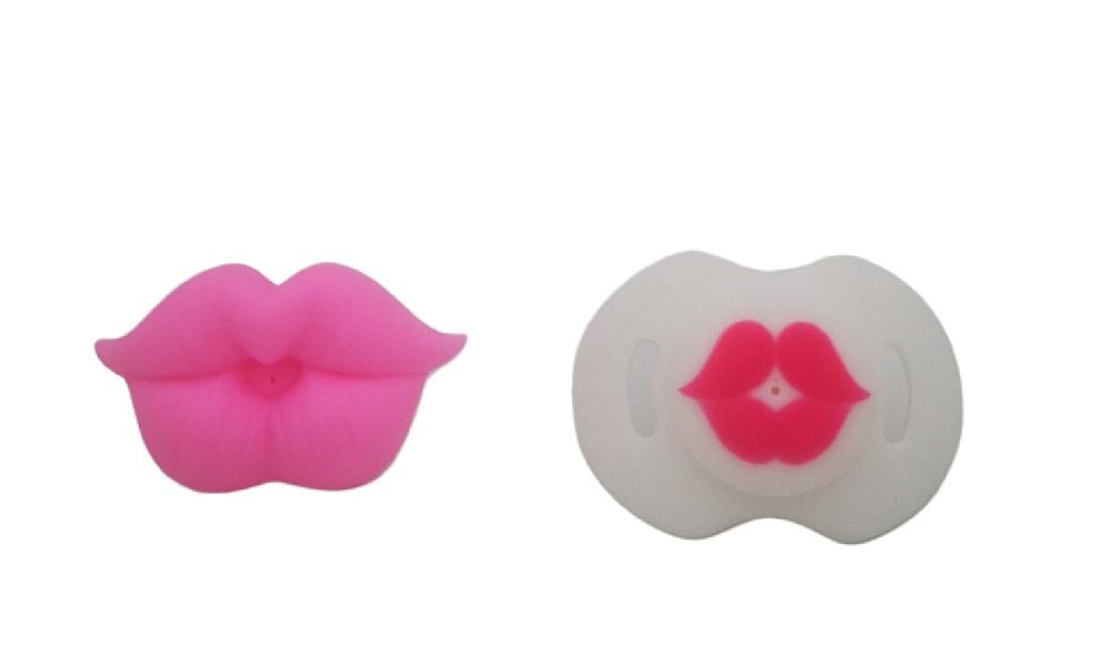 Funny Dummy Pacifiers For Babies - 2 Pack Silicone Lips Design | Shop ...
