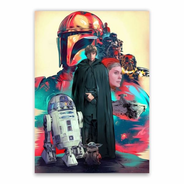 Star Wars Characters Colourful Poster - A1 | Shop Today. Get it ...