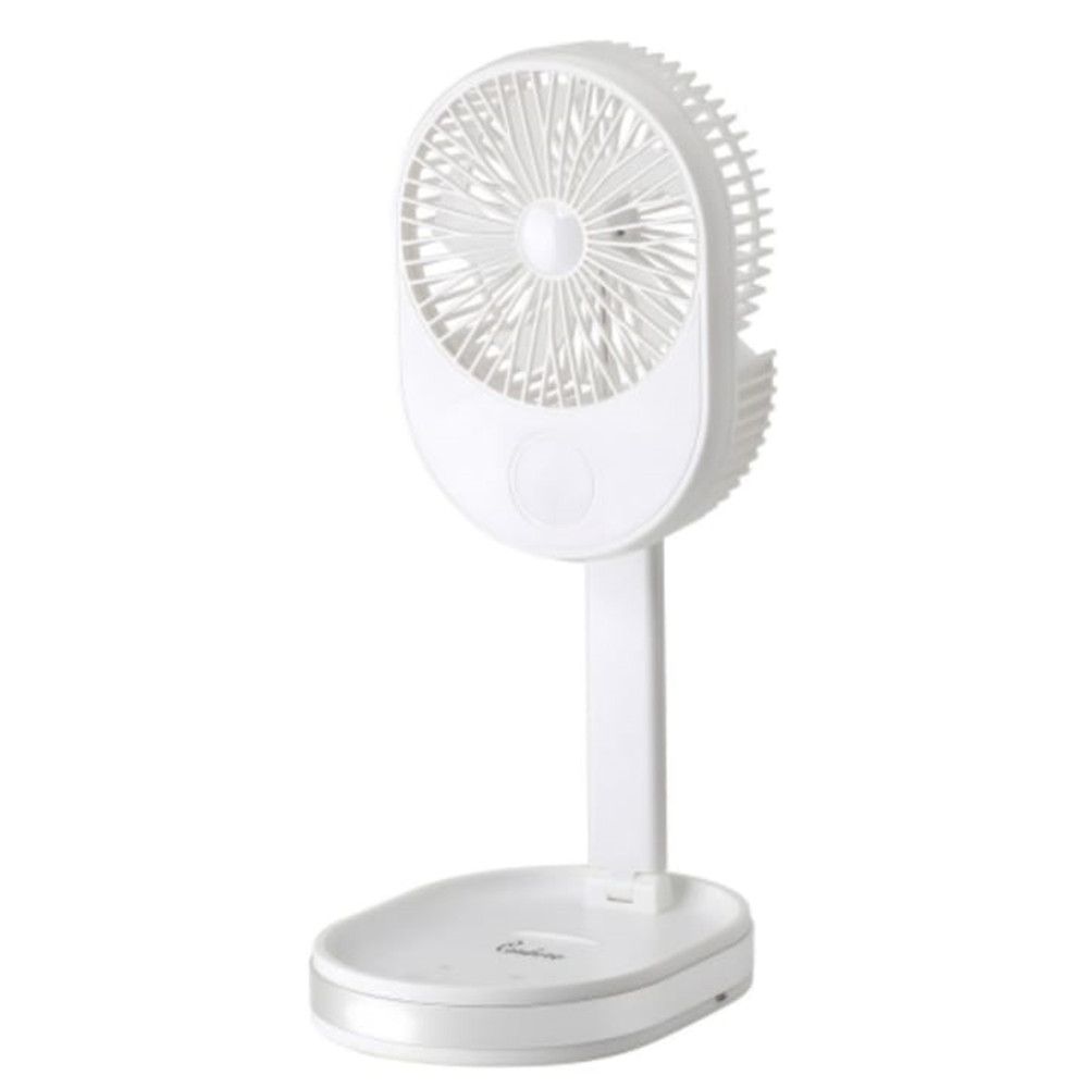 Folding Portable Fan with Light Feature - White | Shop Today. Get it ...