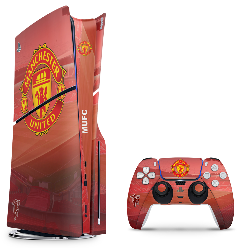 SkinNit Sticker for PS5 Slim (Disc) - Manchester United (Sticker Only ...