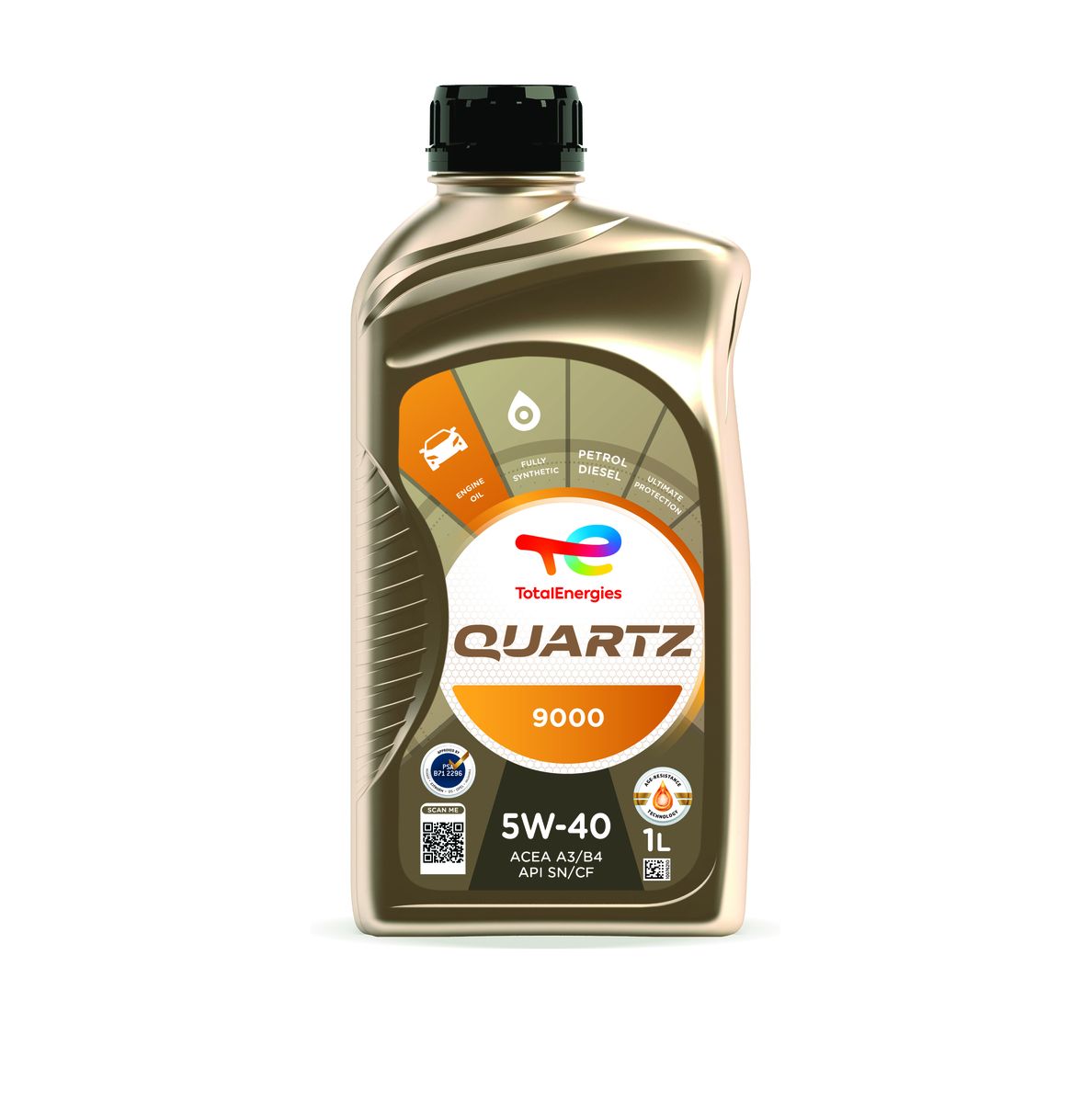 TotalEnergies Quartz 9000 Fully Synthetic Engine Oil 5W40 1L | Shop ...