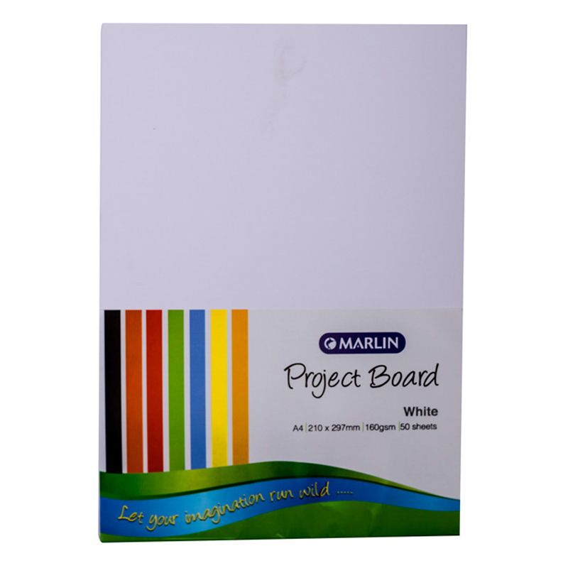 Marlin Project Boards A4 160gsm 50's White | Shop Today. Get it ...