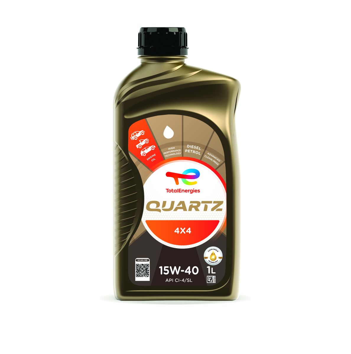 TotalEnergies Quartz 4x4 Petrol and Diesel Oil 15W40 1L | Shop Today ...