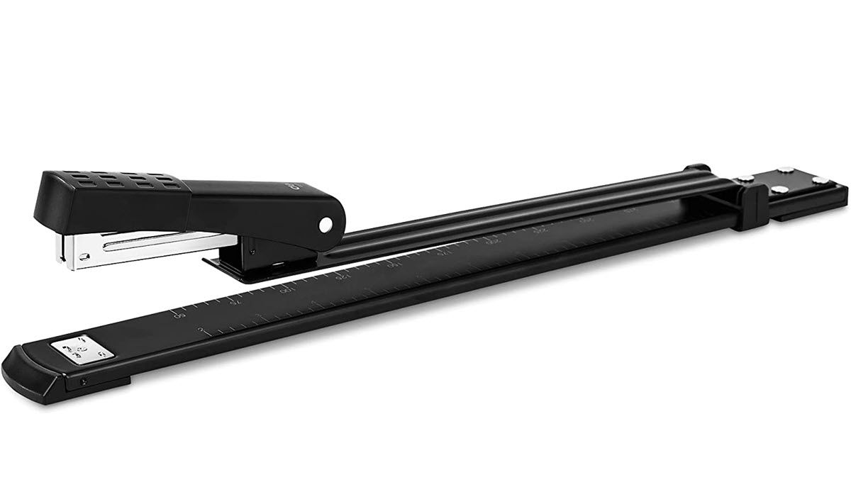 25 Sheets 12" Long Reach Metal Stapler for Booklets - Black | Shop ...