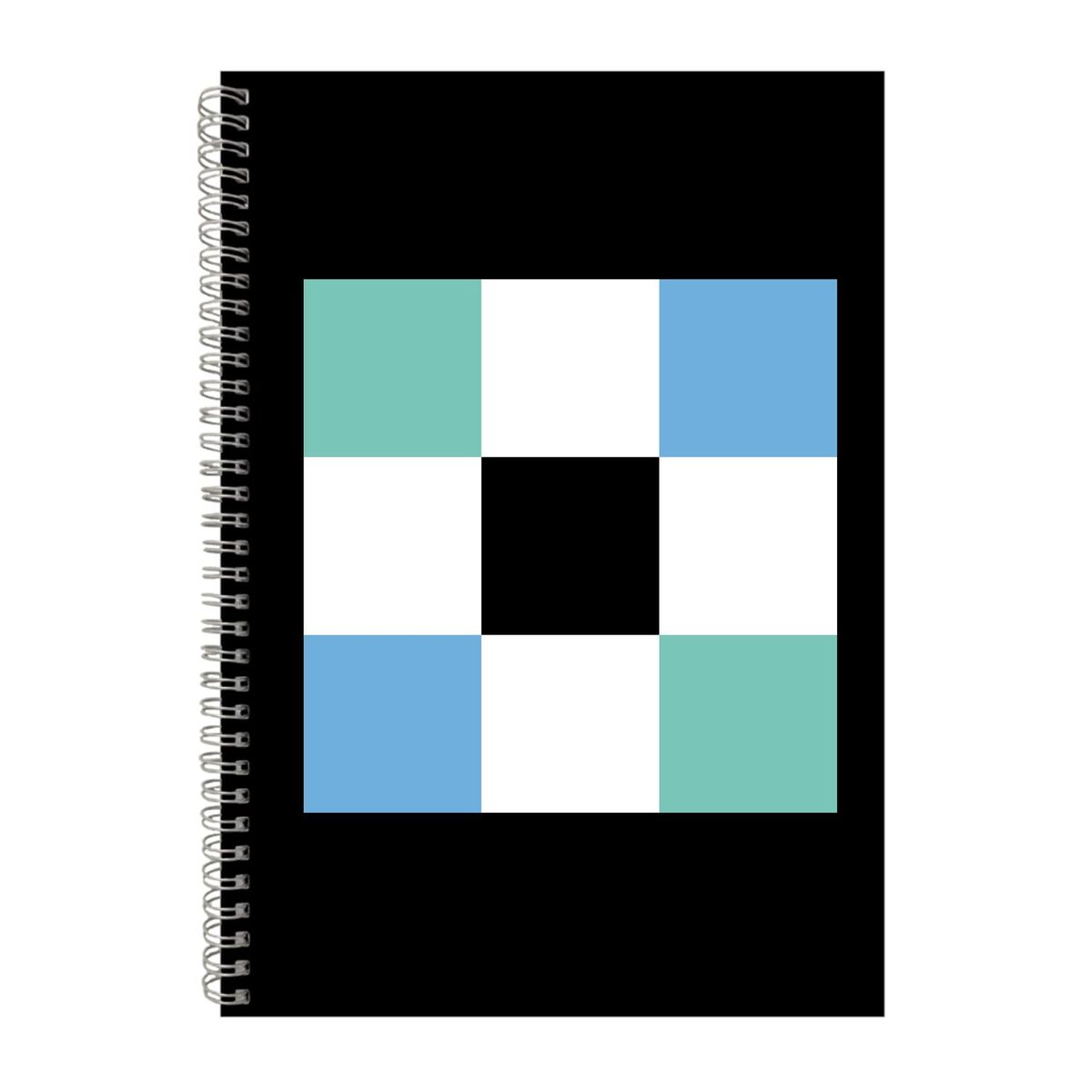 Geometric Squares Notebook Geometry Gift Idea A4 Notepad 165 | Shop ...