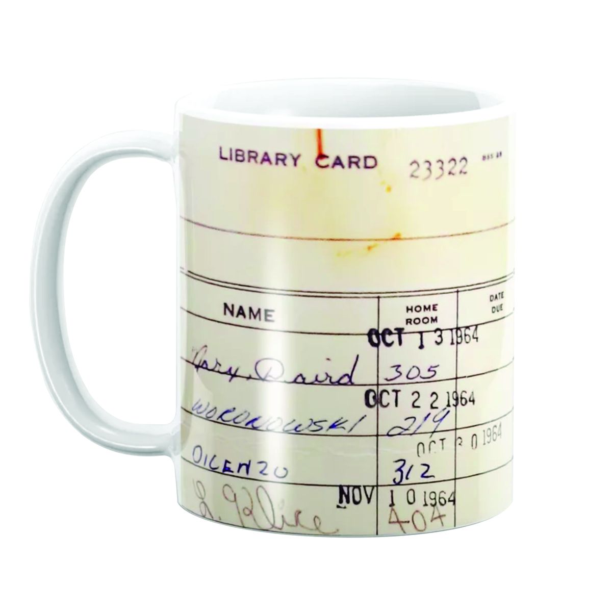 PepperSt Mug - Library Card | Shop Today. Get it Tomorrow! | takealot.com