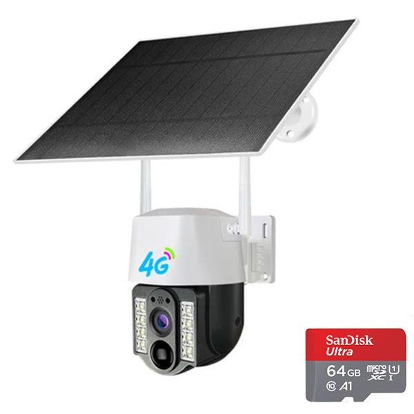 Solar 4G Sim Wireless Security Camera Waterproof CCTV Security Camera ...