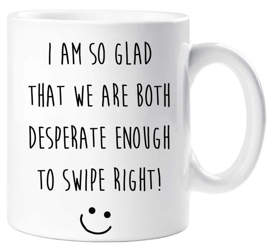 Both Of Us Swipe Right Anniversary Valentines Boyfriend Girlfriend Gift ...