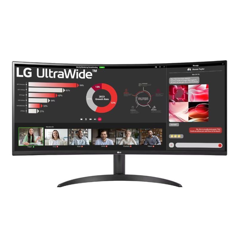 LG UltraWide 34 QHD VA Curved Monitor 100Hz | Shop Today. Get it ...