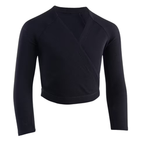 Girls' Ballet Wrap-Over Top - Black | Shop Today. Get it Tomorrow ...