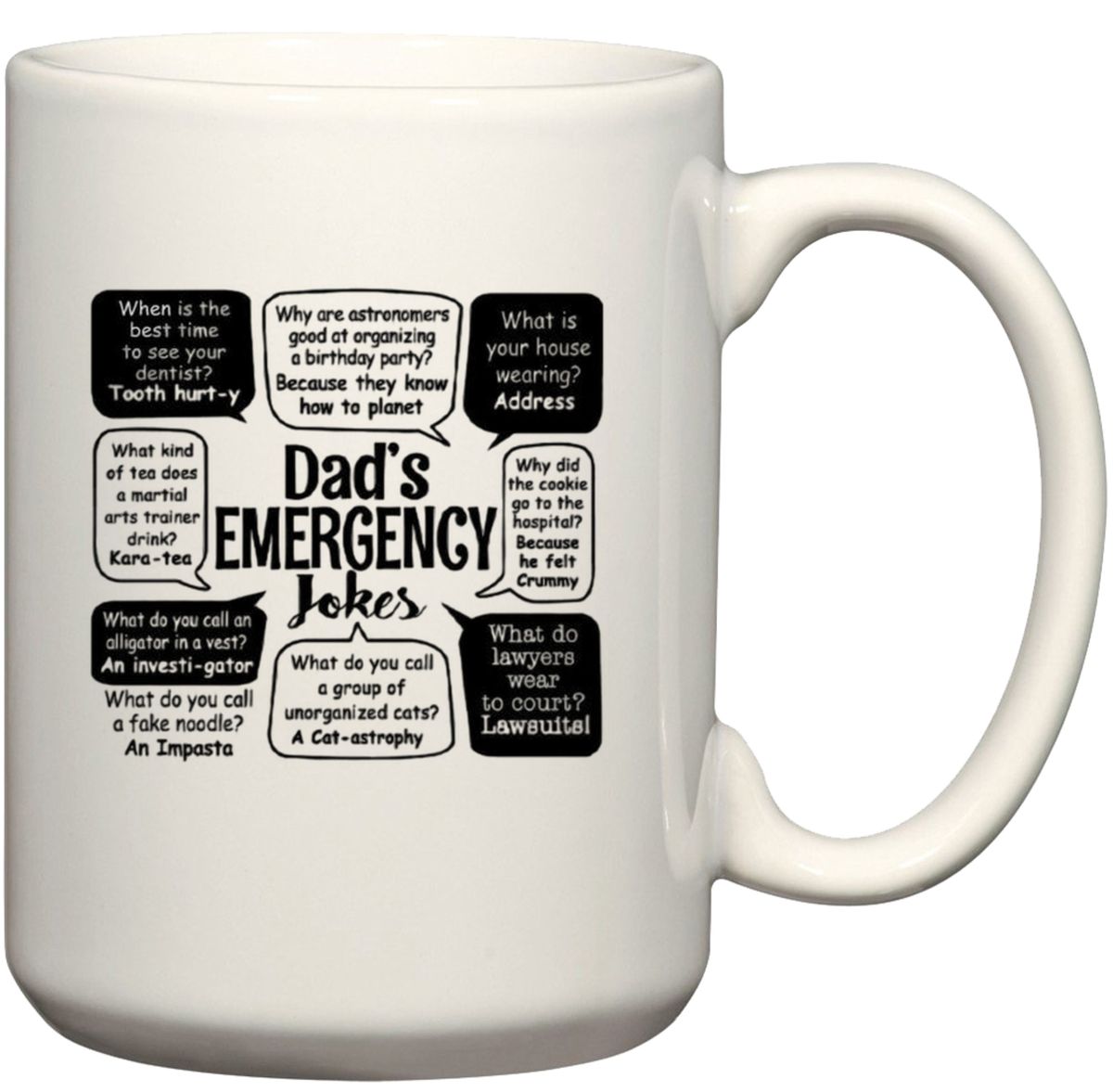Dad's Emergency Jokes Gift Coffee Mug | Shop Today. Get it Tomorrow ...