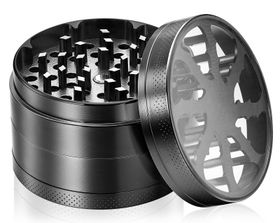 Black 4-Layer Herb Grinder, Zinc Alloy Spice & Tobacco Grinder | Shop ...