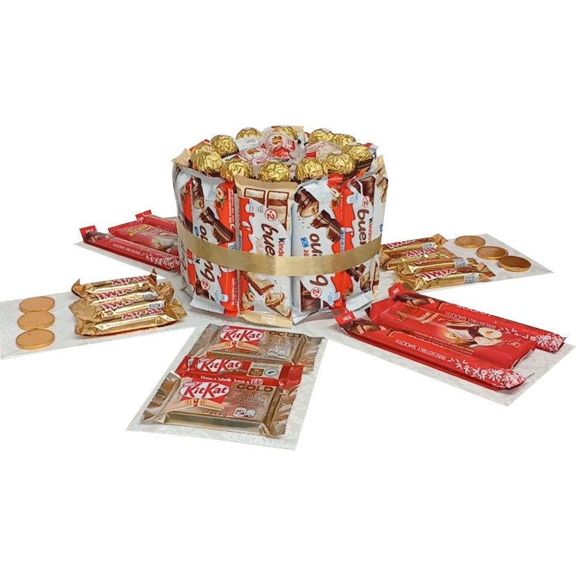 Sweet Elegance 3 Layer Chocolate Tower Explosion Box Gift Hamper