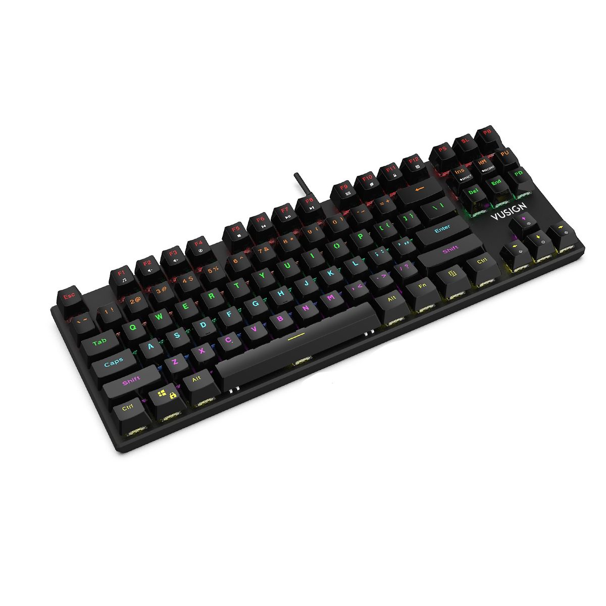 DELI Wired Keyboard 87 Keys with LED Lights | Shop Today. Get it ...