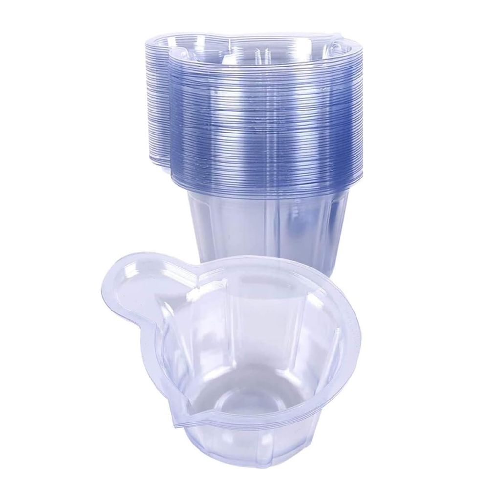 Craft Tool DIY 100 Piece DIY Crystal Epoxy Dispensing Cup Pigment ...