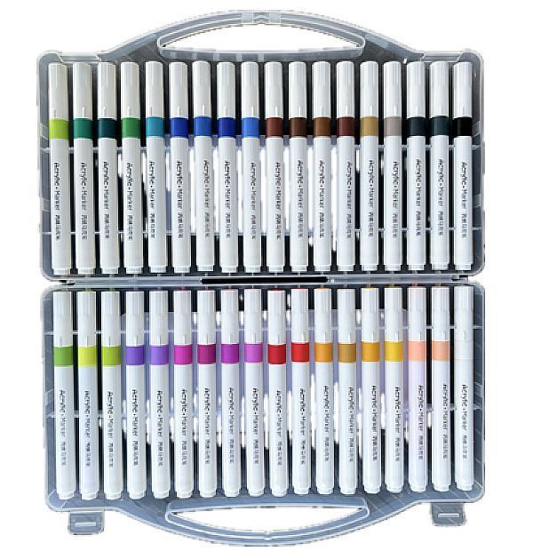 Art Star Pro 36 Set Multi Colour Quality Acrylic Marker Pens | Shop ...