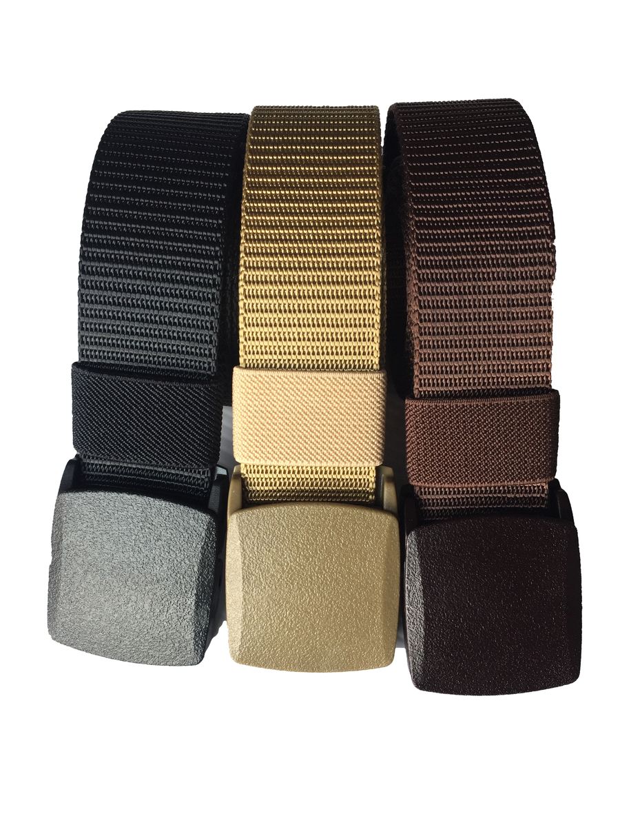 Outdoor Belt Military Style Set Of 3 Belts - Assorted | Shop Today. Get ...
