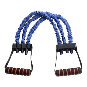 Workout Elastic Stretch Exercise Band with Handles for Home Fitness ...