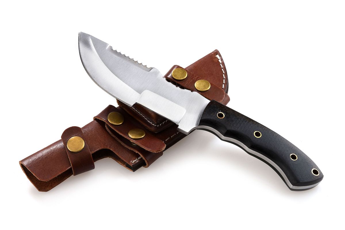 Koch Knives MB-STK-0003 Handmade 440C Tracker Knife | Shop Today. Get ...