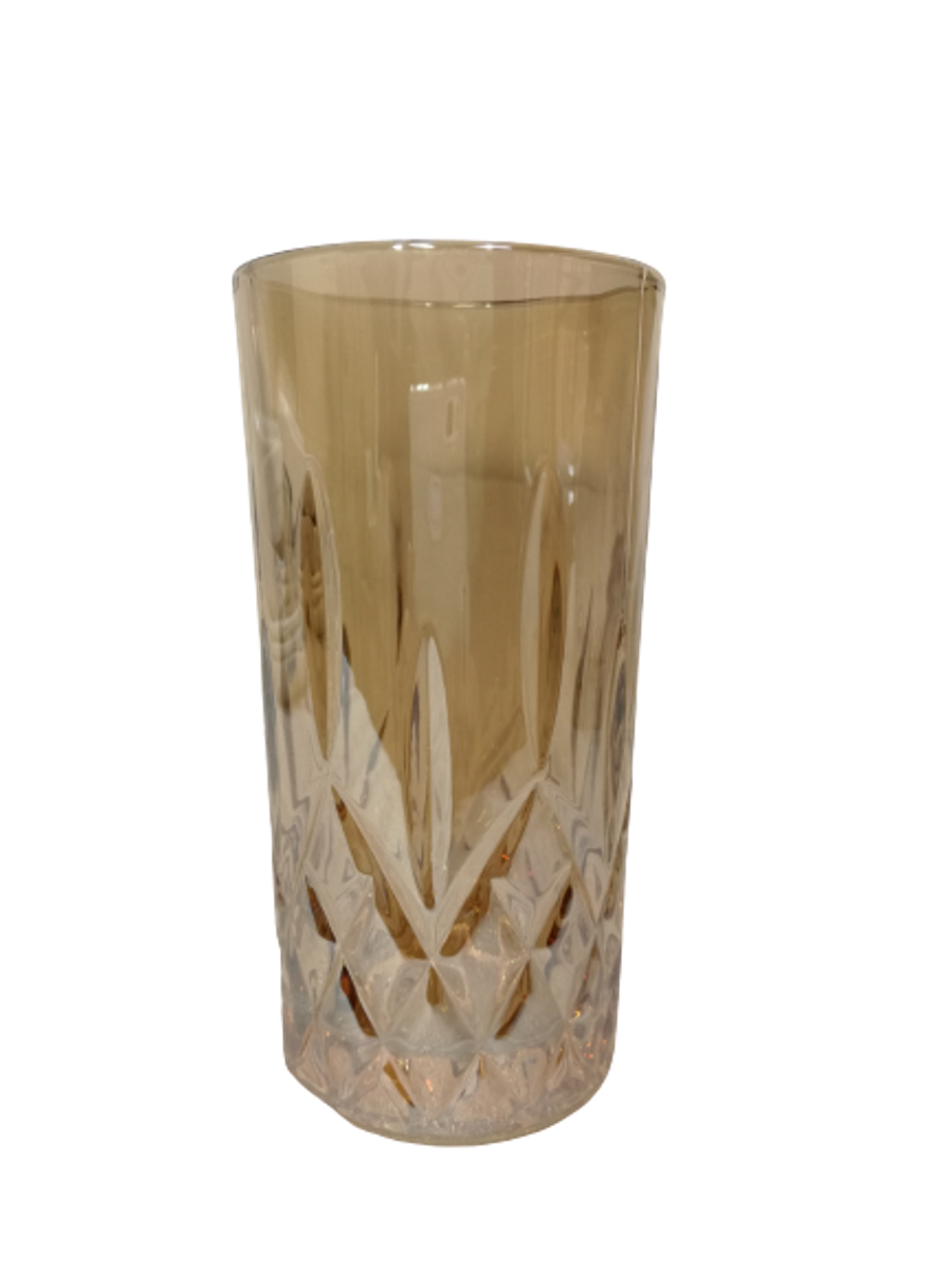 Hi Ball 6 Piece Cut Glass Timeless Glass Gold 360ml Buy Online In South Africa