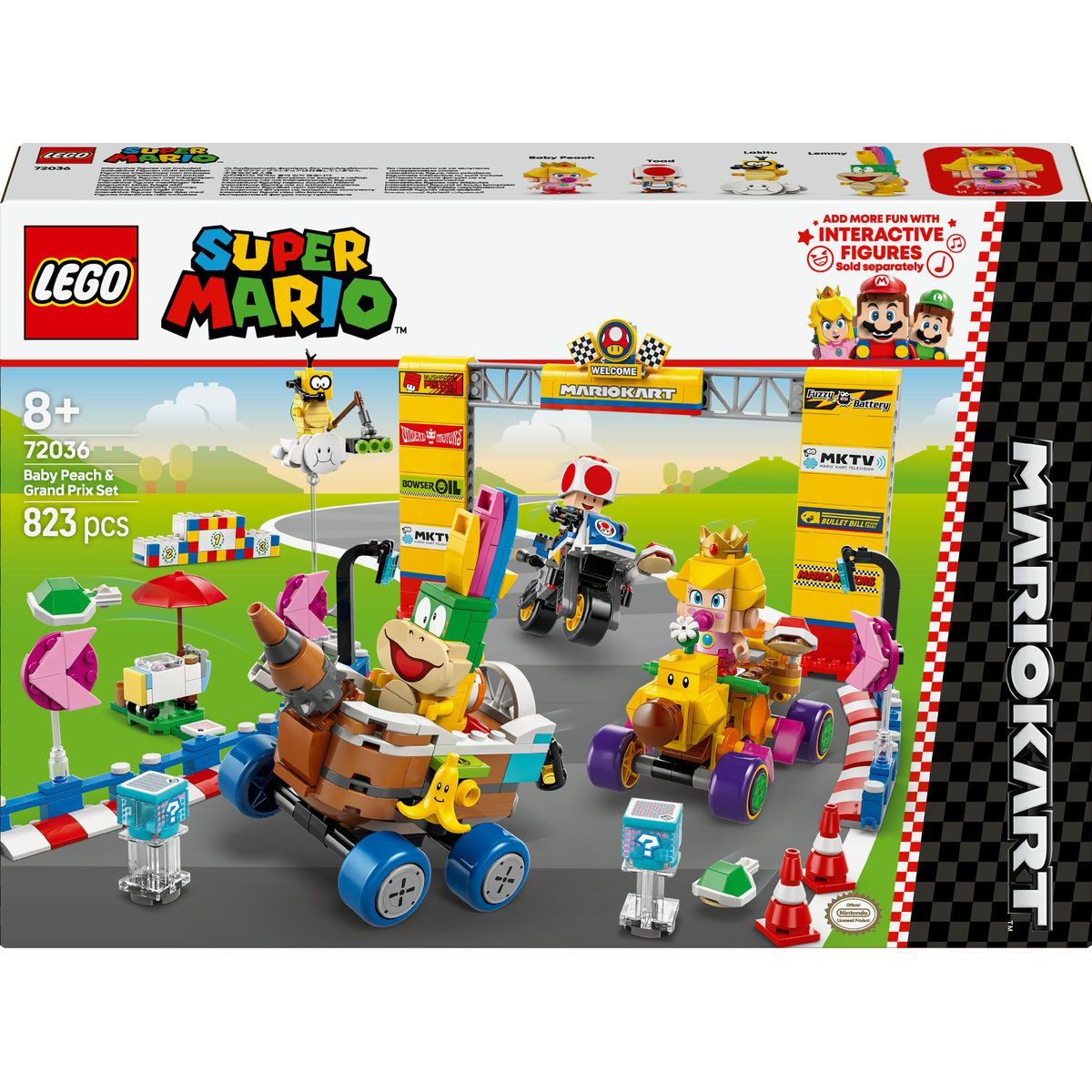 LEGO® Super Mario™: Mario Kart™ – Baby Peach & Grand Prix Set 72036 ...