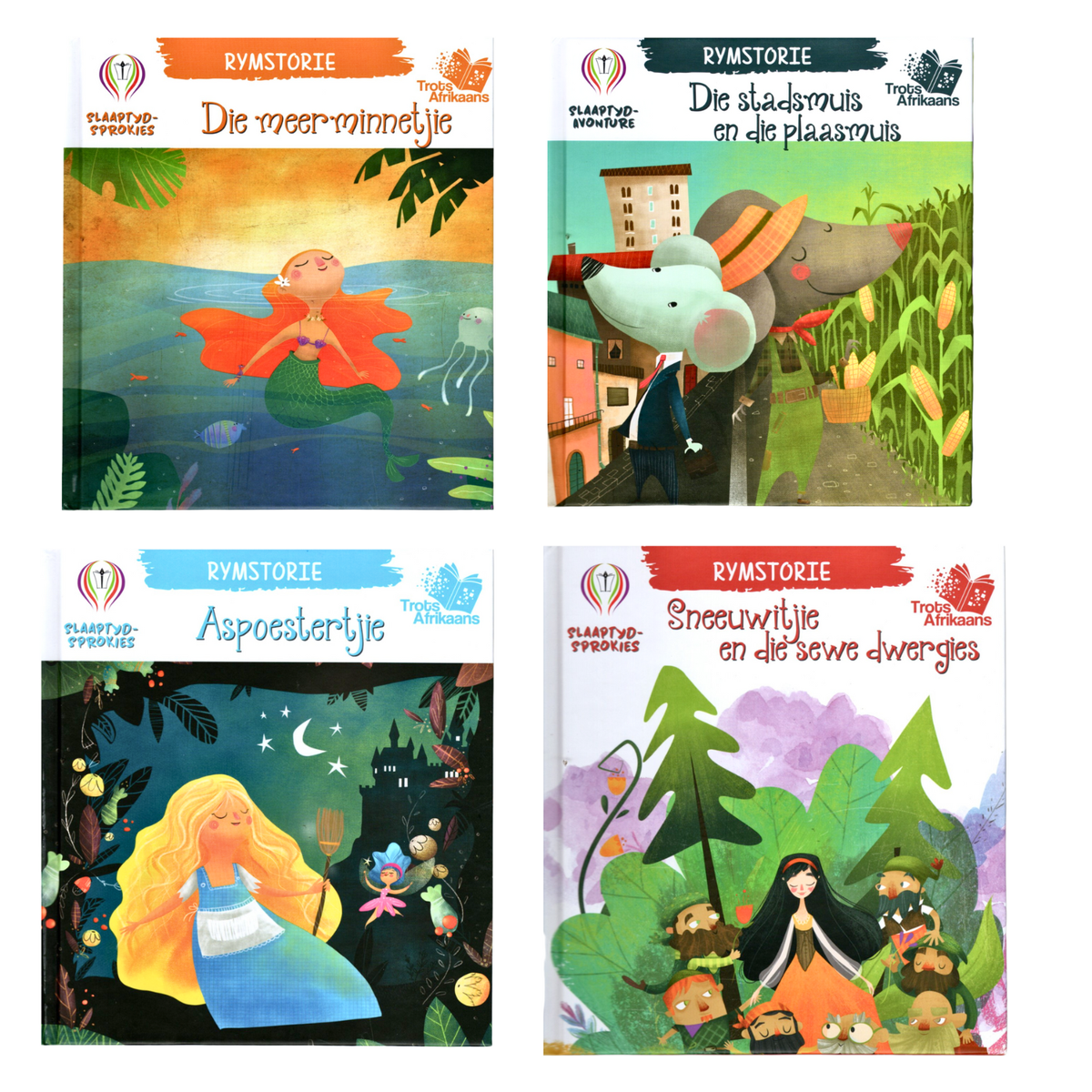 Trots Afrikaans Rym Stories - Stel van 4 Boeke vir Kleuters | Shop ...