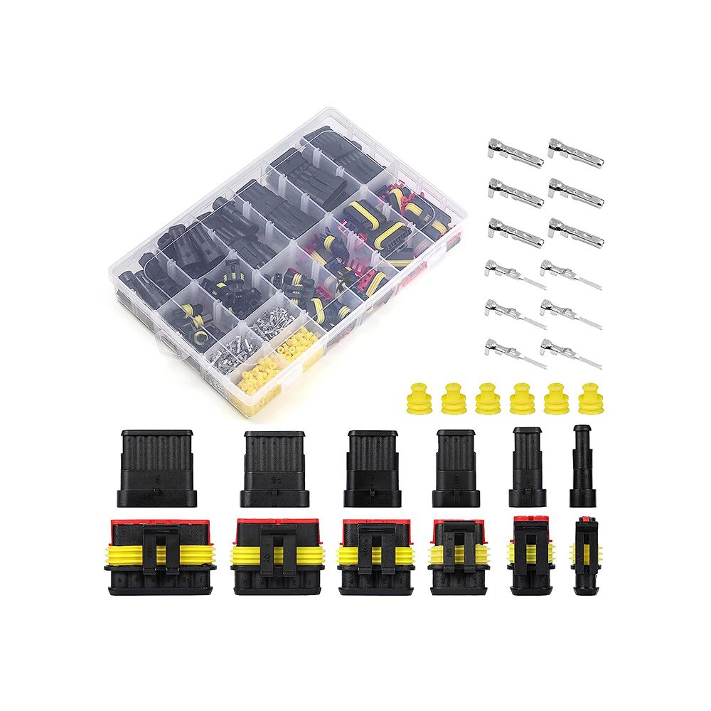 708 Pieces Waterproof Automotive Electrical Connectors Wire Connectors ...