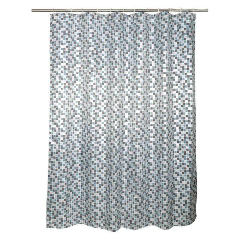 Sensea Shower Curtain - Blue Mosaic | Shop Today. Get it Tomorrow ...