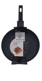 Dream World 24cm Black Non-Stick Fry Pan - Marble Design | Shop Today ...