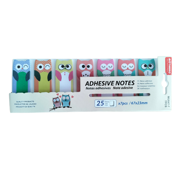 Sticky Notes Adhesive Owl patterned - 2 Pack | Shop Today. Get it ...
