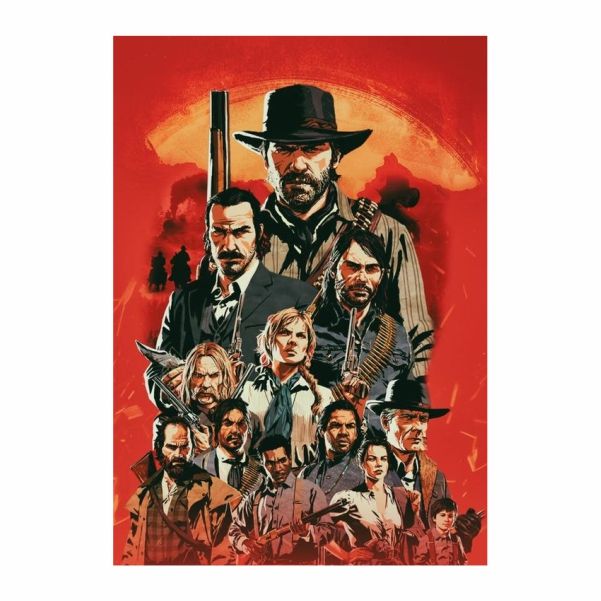 Red Dead Redemption Characters Poster - A1 | Shop Today. Get it ...