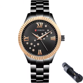 Curren - Women's Luxury Analogue Stainless Steel Leisure Watch | Shop ...