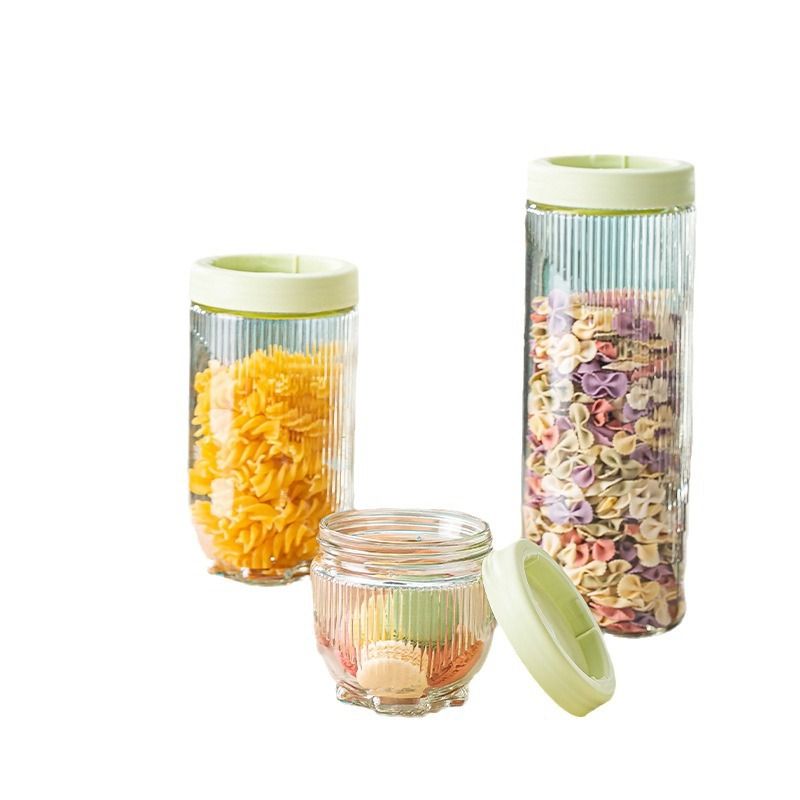 Cat Paw Glass Storage Jars Airtight Moisture-Proof Containers for ...