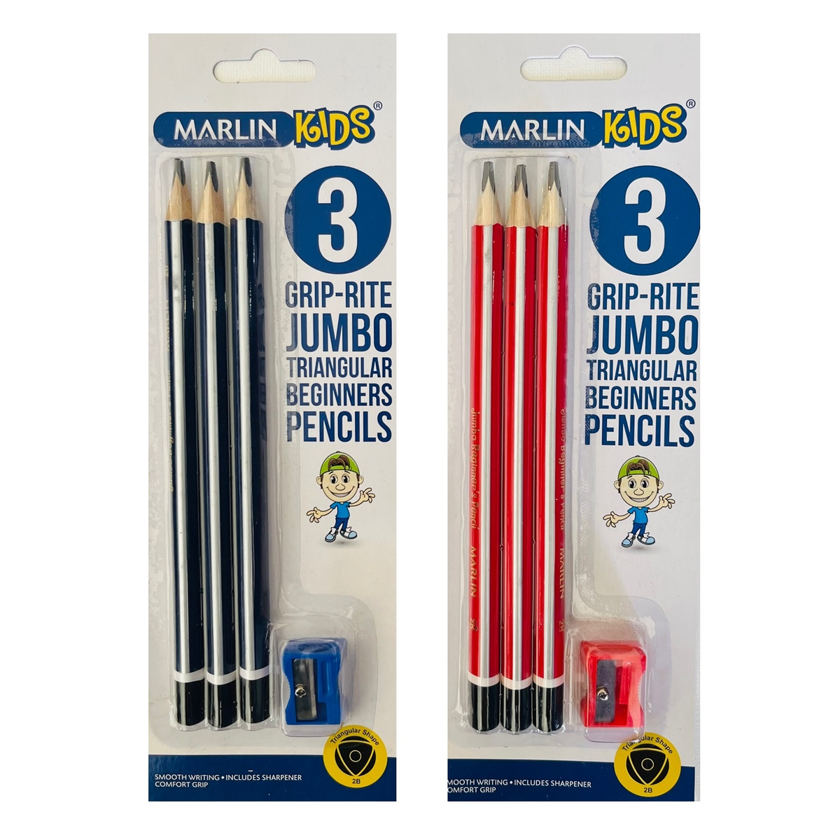 Grip-Rite Jumbo Triangle Pencils (4 Piece) Set of 2 | Shop Today. Get ...