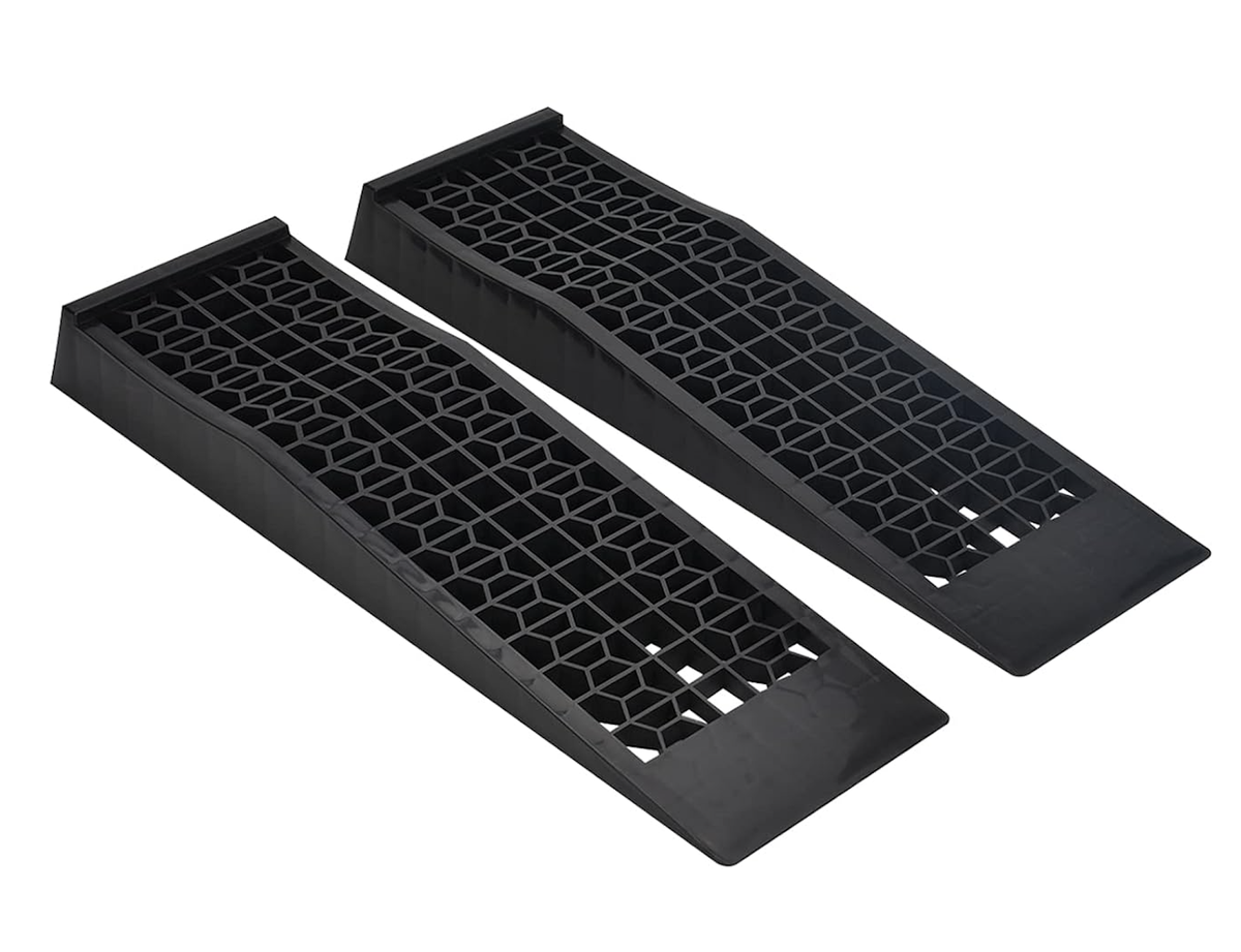 Auto Motive 3 Ton Heavy Duty Strong Plastic Car Ramp for Home Garage ...