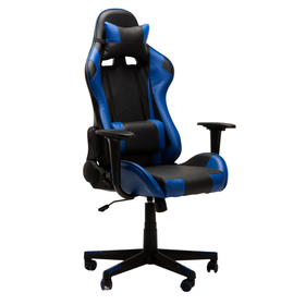 Highback Deluxe Gaming Chair - Black/Blue | Shop Today. Get it Tomorrow ...