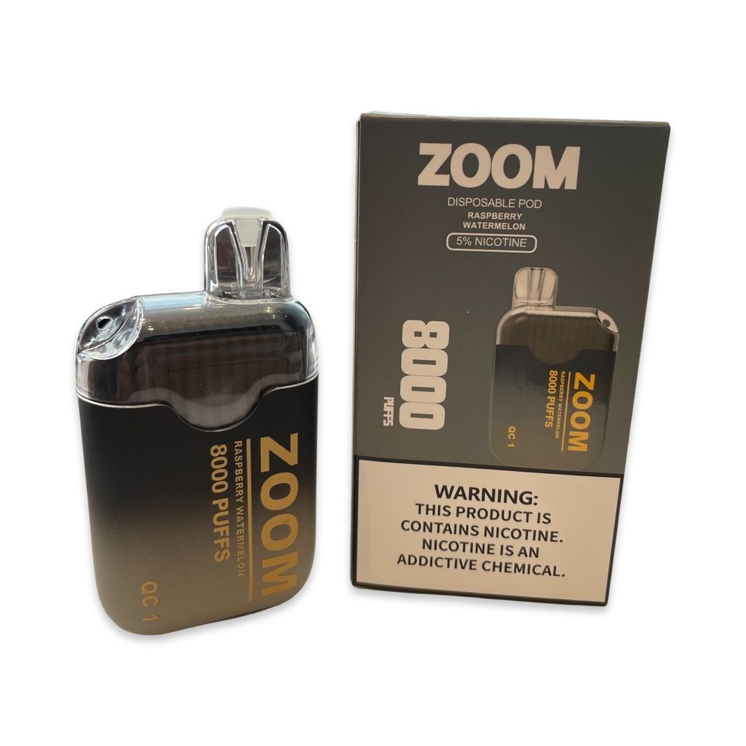Zoom 8000 puffs - Disposable Vape, Raspberry and watermelon | Shop ...