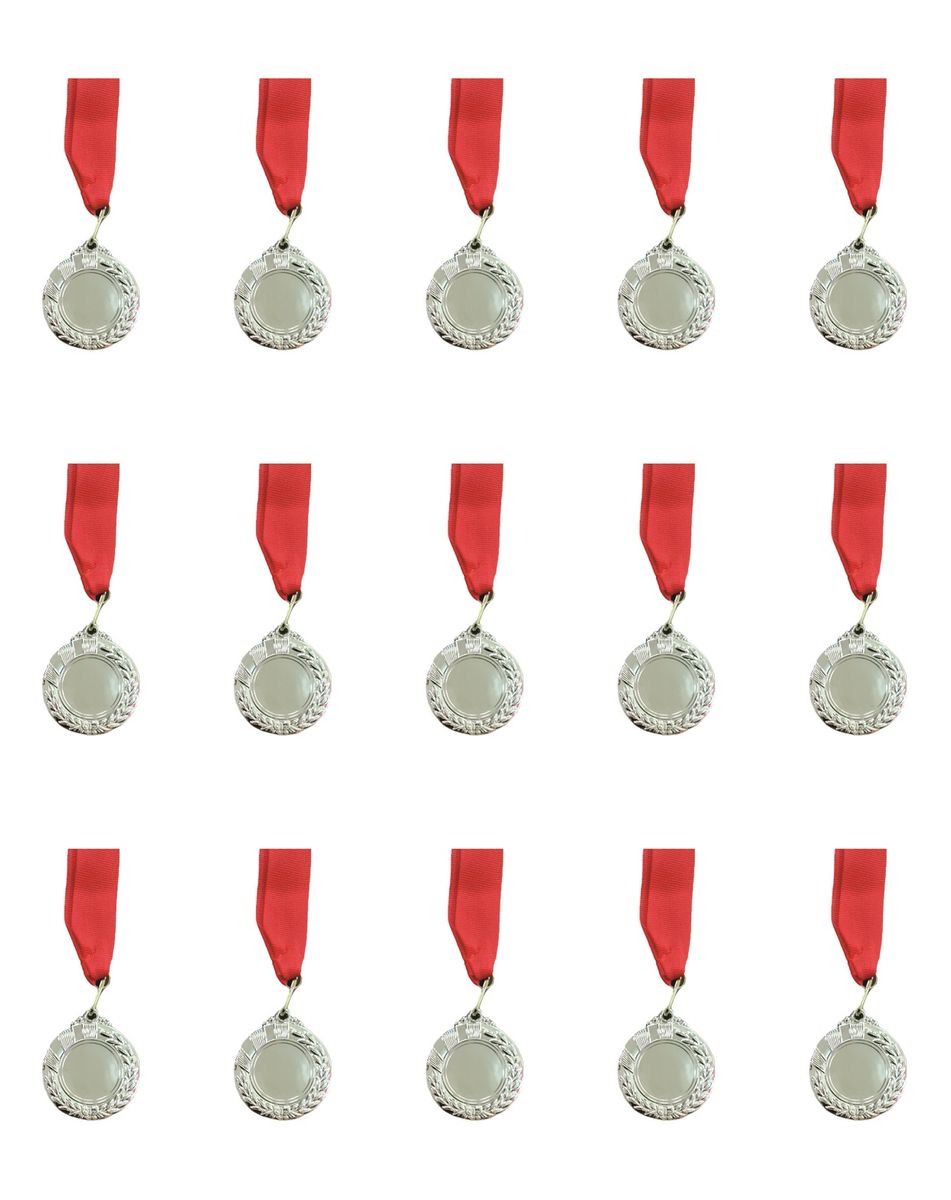 Medals Plain Silver - Pack of 15 | Shop Today. Get it Tomorrow ...
