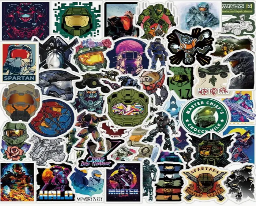 HALO Series - 100 Piece Full Colour Sticker Pack | Shop Today. Get it ...