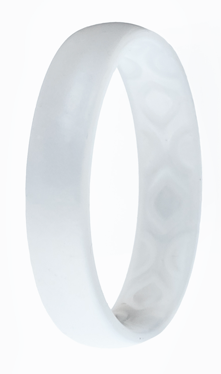 Silicone Ring - Woman - Plain thin - White | Shop Today. Get it ...