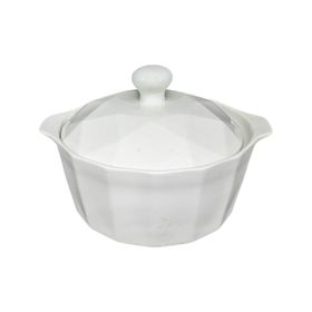 White Ceramic Round Casserole Dish | Shop Today. Get it Tomorrow ...