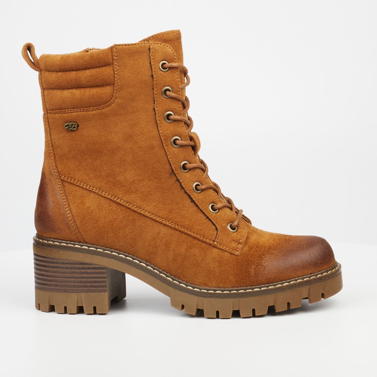 Miss Black - Women's Tan Round Toe TPR Sole Boots | Shop Today. Get it ...