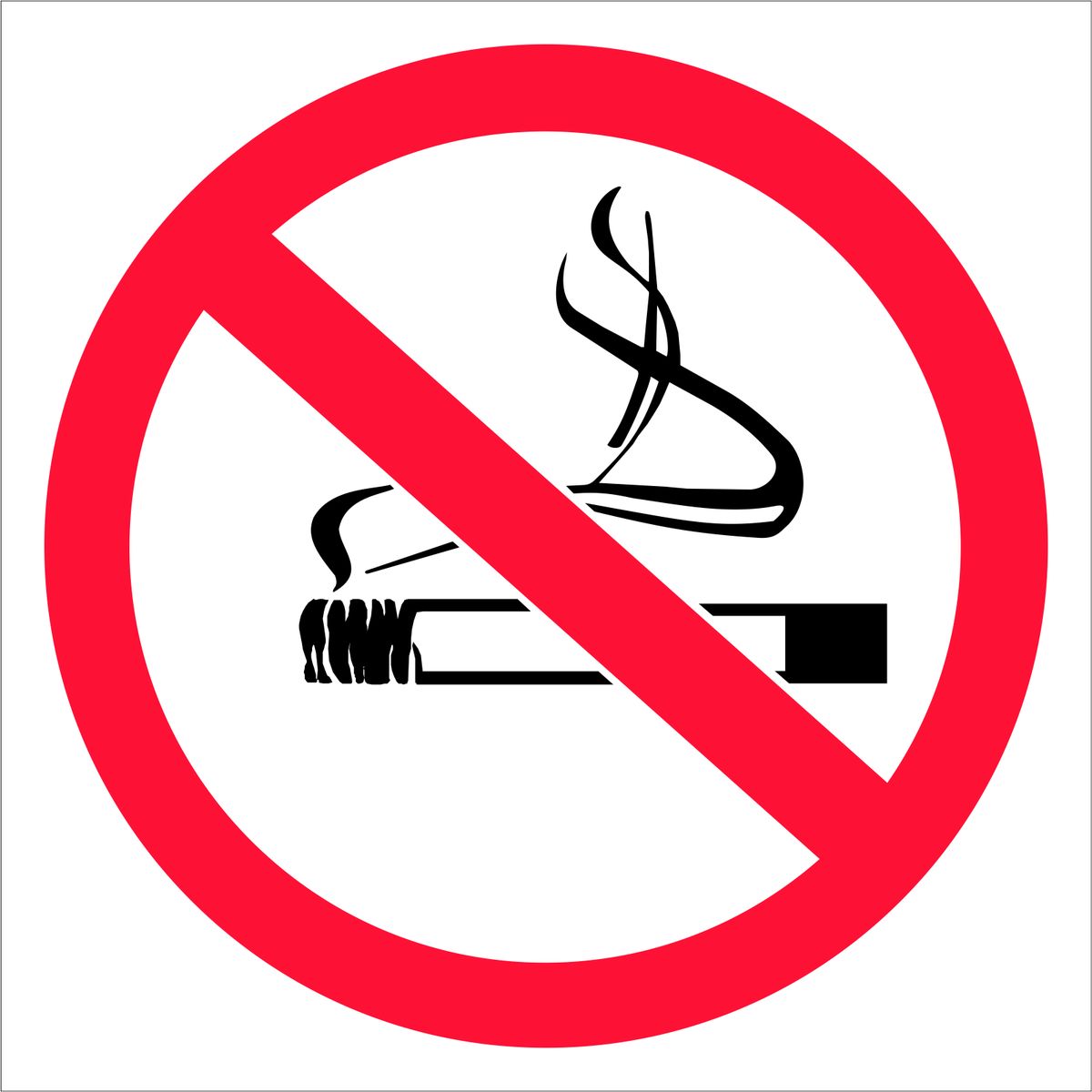 Smoking Prohibited Sign (290 x 290) | Shop Today. Get it Tomorrow ...