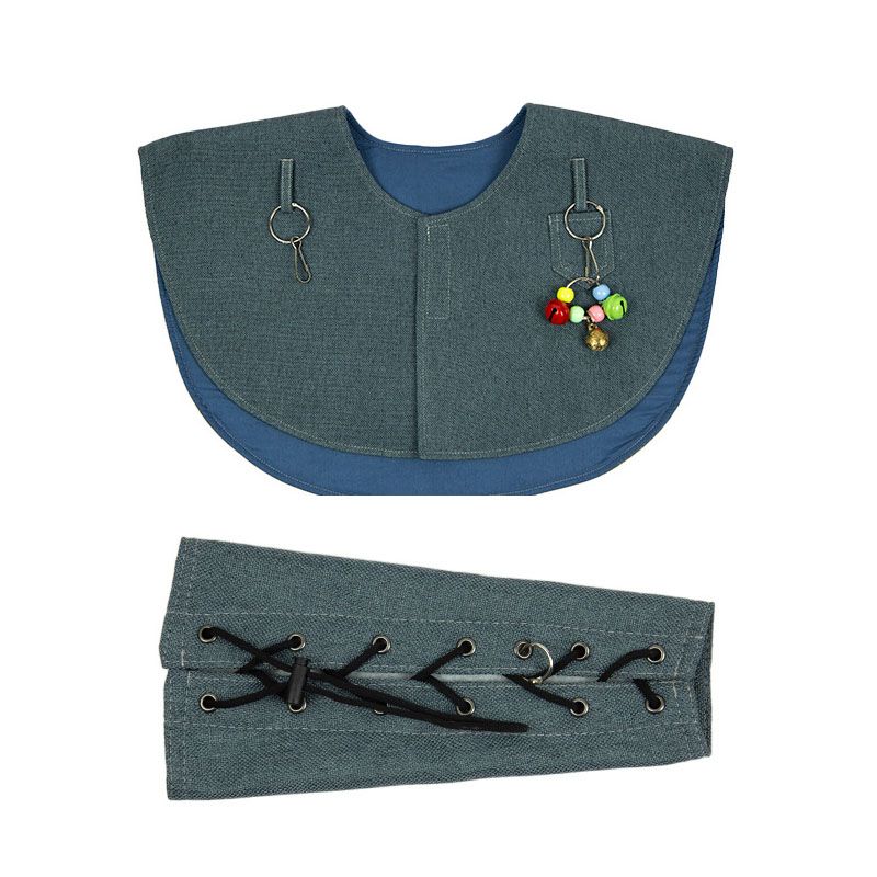 Parrot Anti-Scratch Shoulder Arm Anklet Toy Multifunctional Bird Diaper ...