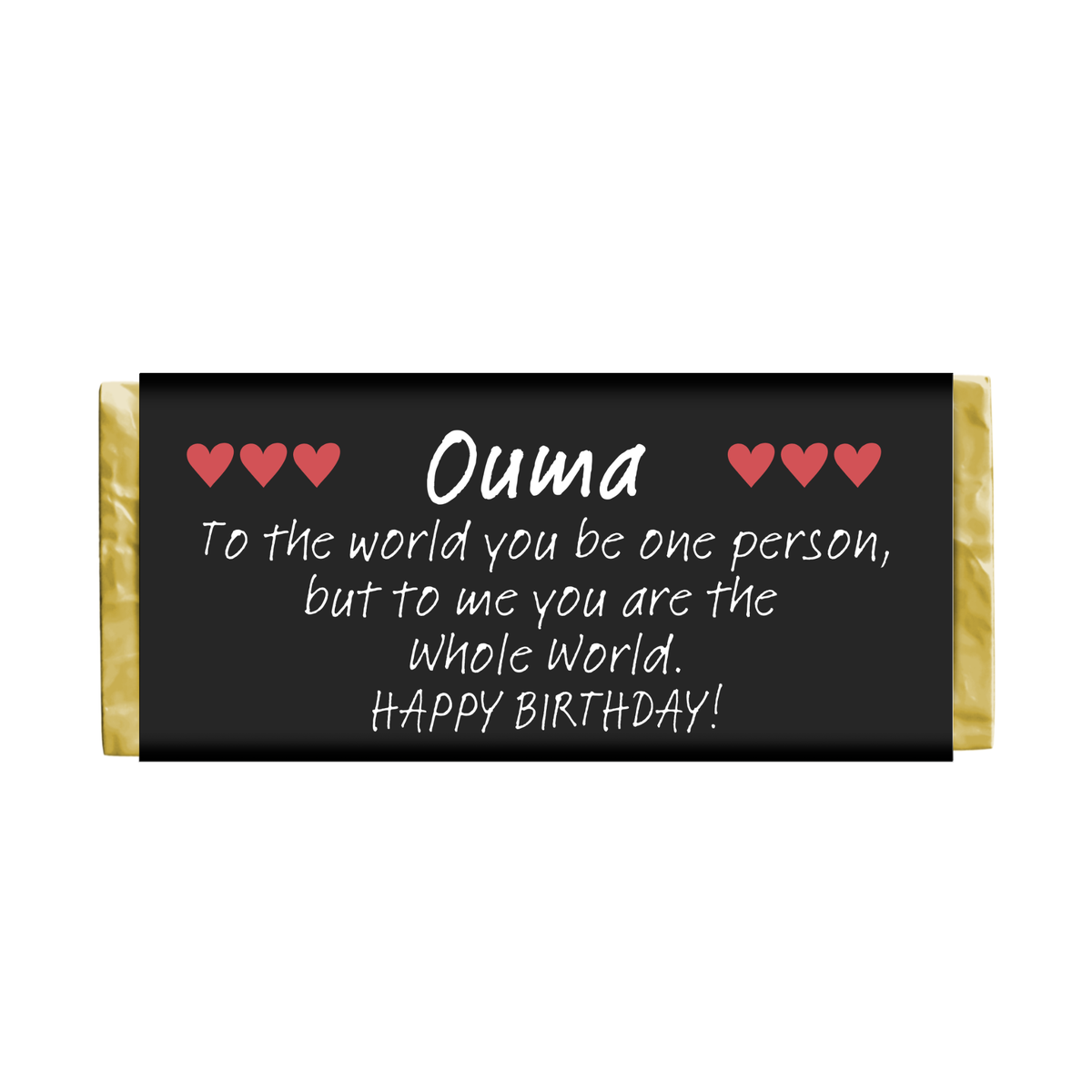 Chocolate Gift Idea, Ouma Thoughtful Appreciation Birthday Present 136 ...